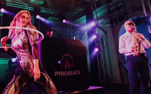 Fire It Up | Sensational DJ, Sax & LED Dancer Trio | Entertainment Nation